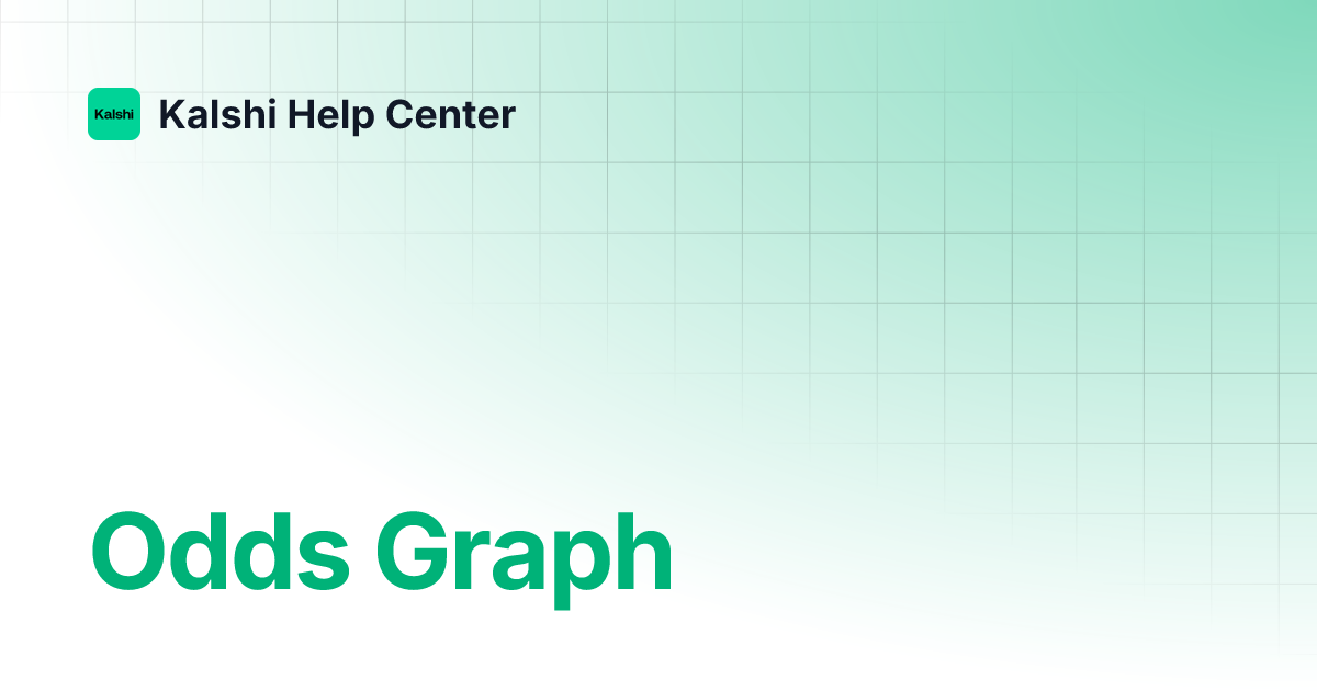 Odds Graph | Kalshi Help Center